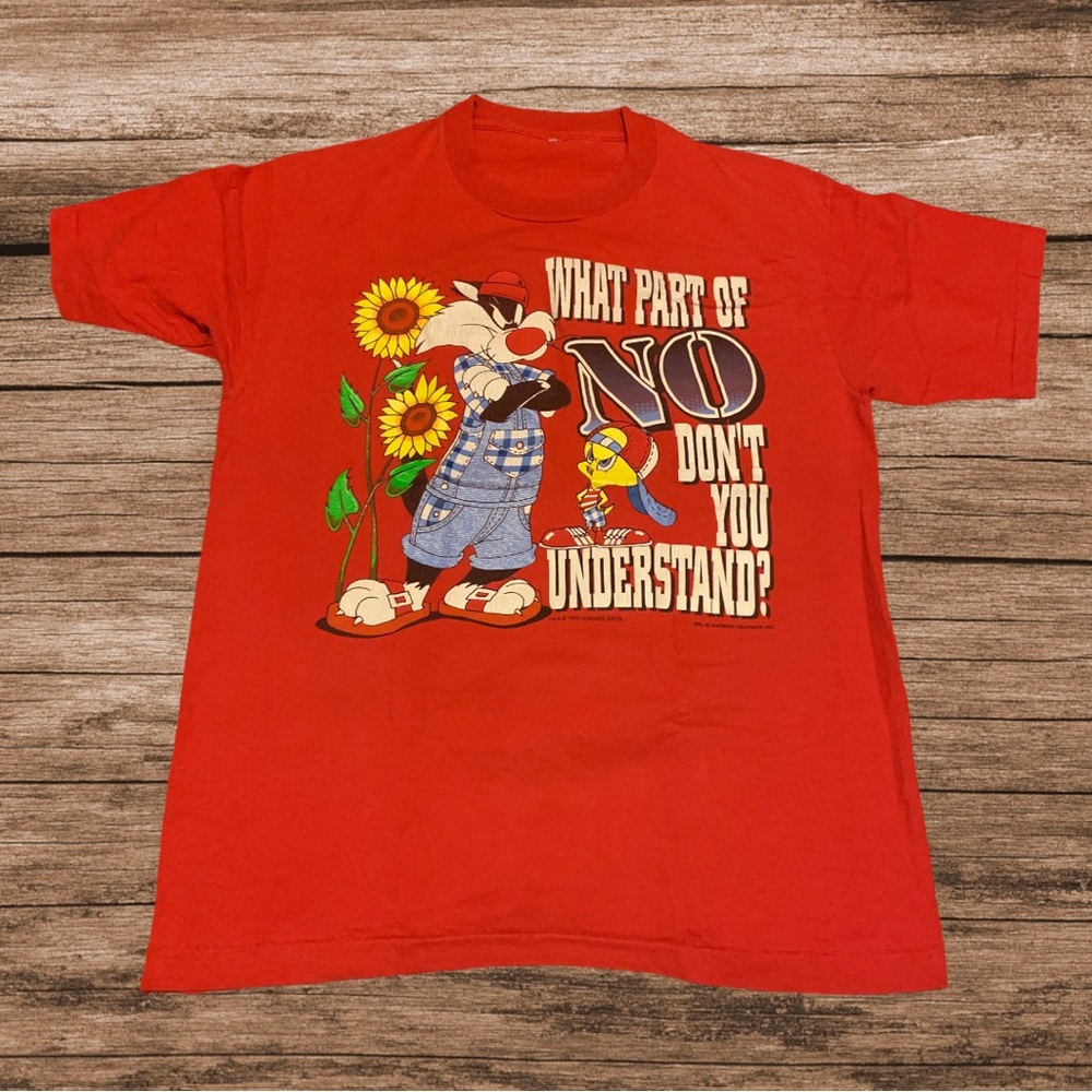 Looney Toons Sylvester Tweety Sassy 90’s Shirt What P… - Gem